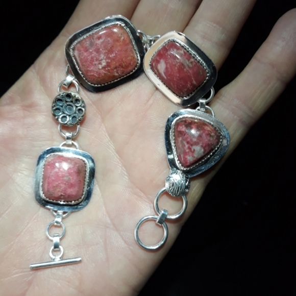 Jewelry | Genuine Gemstone Norwegian Thulite Bracelet | Poshmark